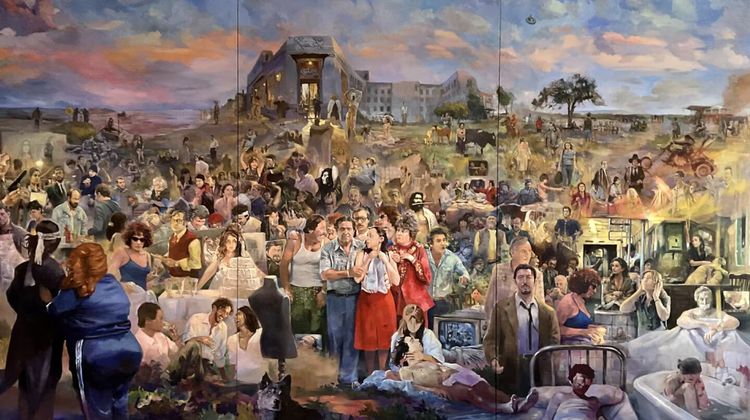 Cine en las paredes: el mural que rinde homenaje a cien películas ...